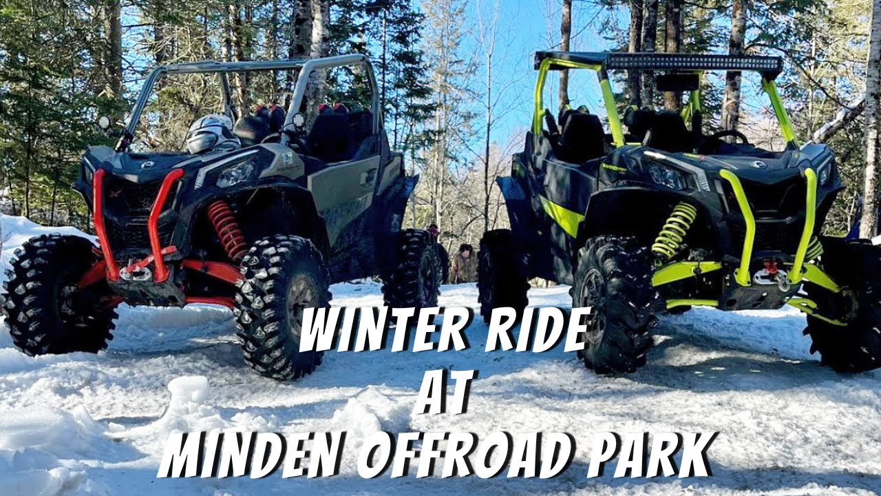 WINTER RIDE AT MINDEN OFF-ROAD PARK - YouTube