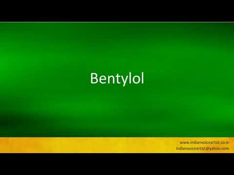 Pronunciation of the word(s) "Bentylol". - YouTube