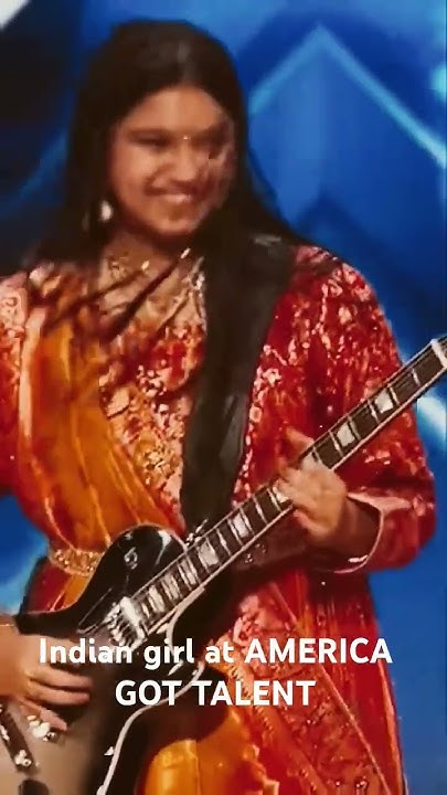 Indian girl maya at AMERICA GOT TALENT #guitar #music #guitarist #rock ...