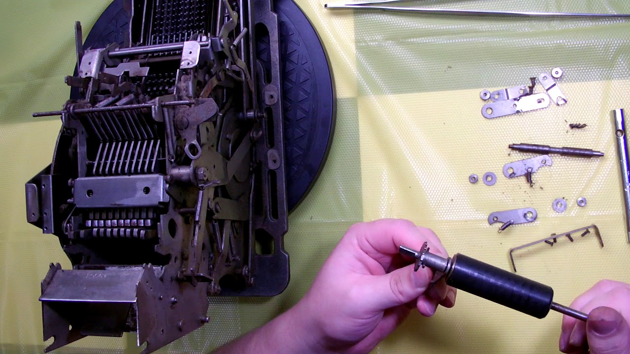 Mechanical calculator restoration: Addo 6 - part 04: initial ...