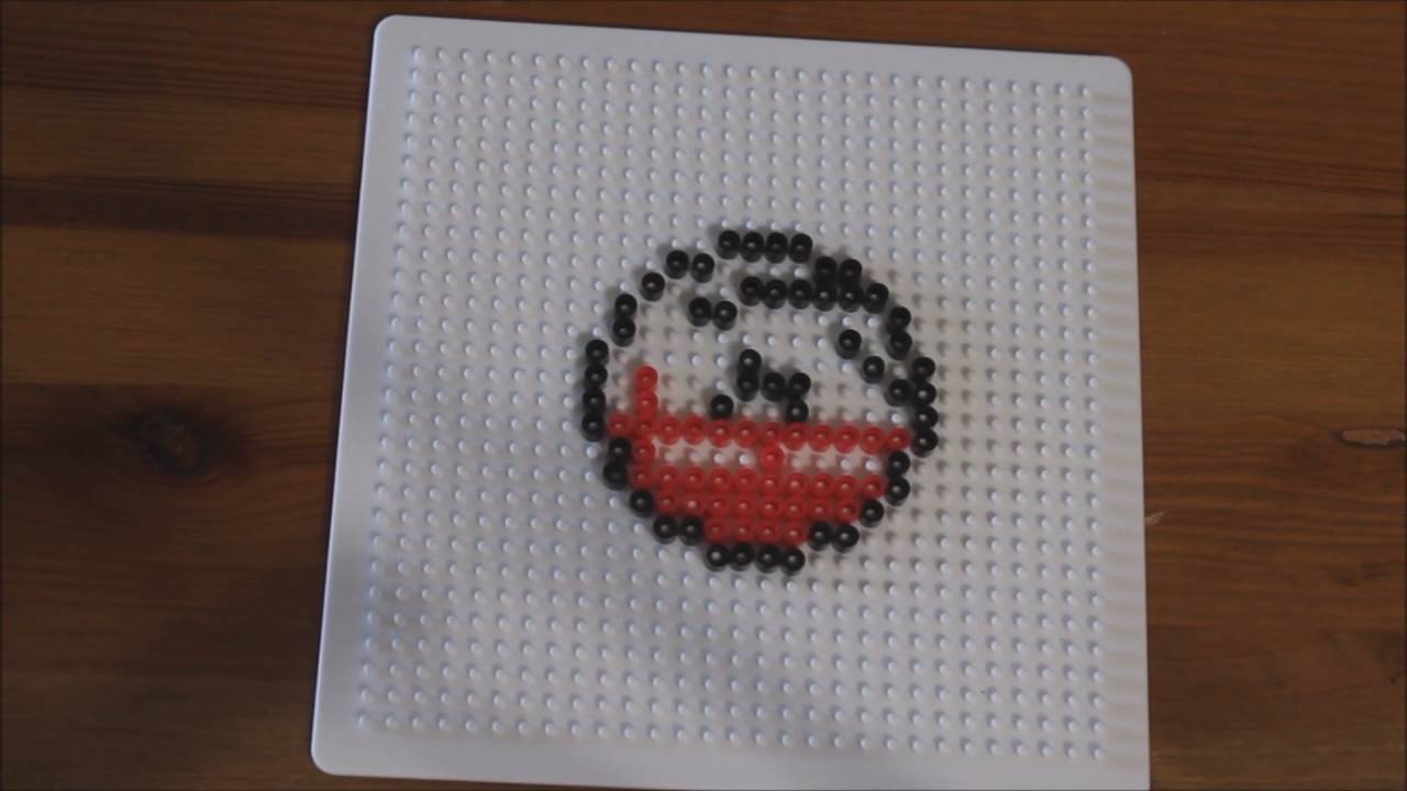 |Voltorb| Perler Bead Pixel Art - YouTube