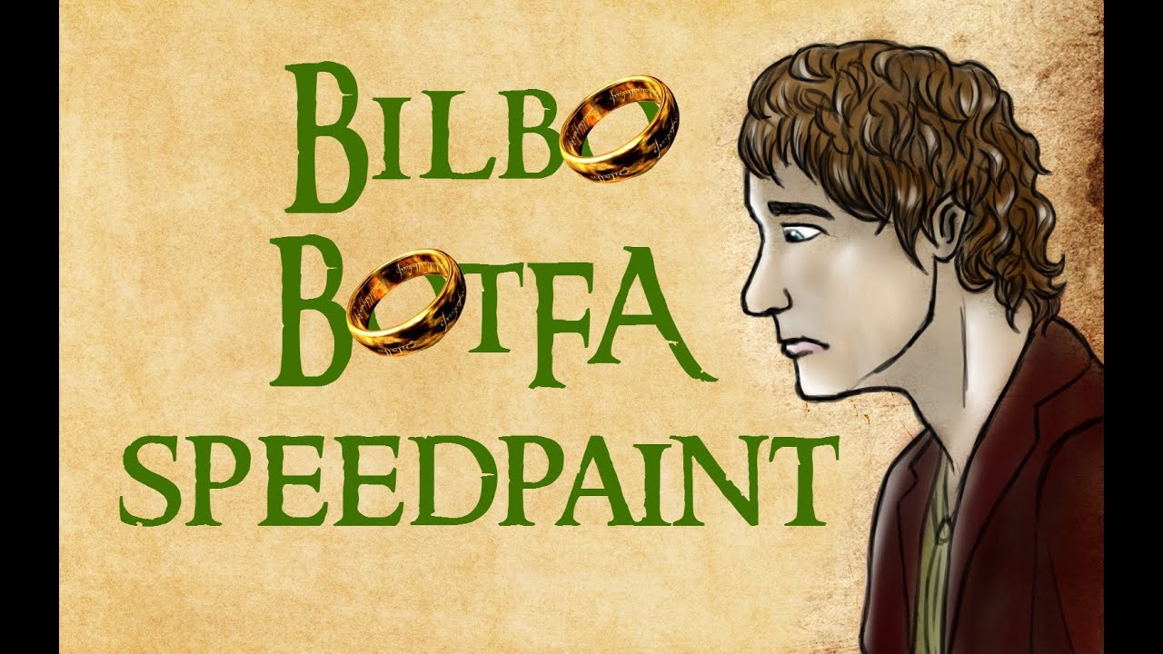 Bilbo and his acorn - The Hobbit BotFA Speedpaint - YouTube