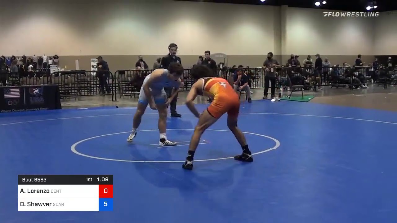 57 Kg Consolation Antonio Lorenzo Central Coast RTC Vs Dylan Shawver ...
