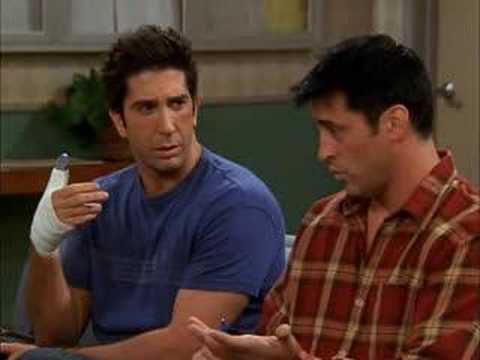 friends - ross & his misshapen claw - YouTube