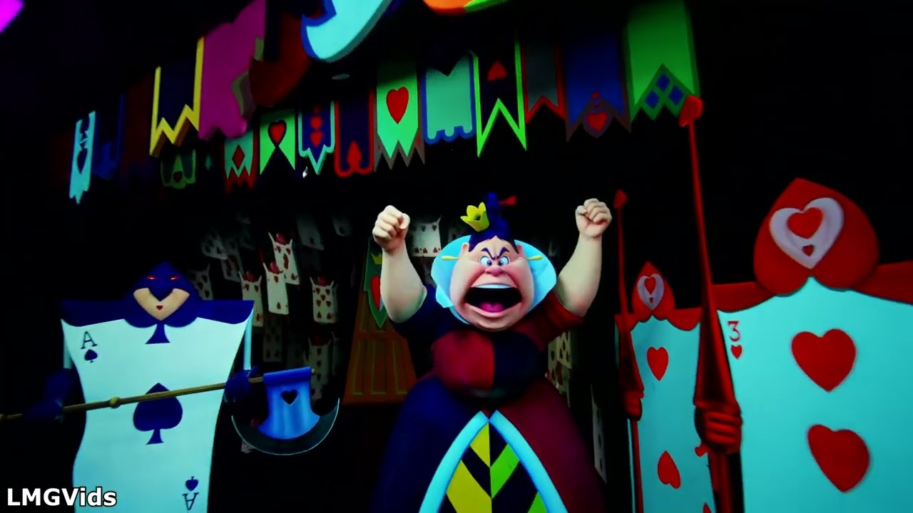 Alice Ride Disneyland The Wonderful Alice In Wonderland Ride At