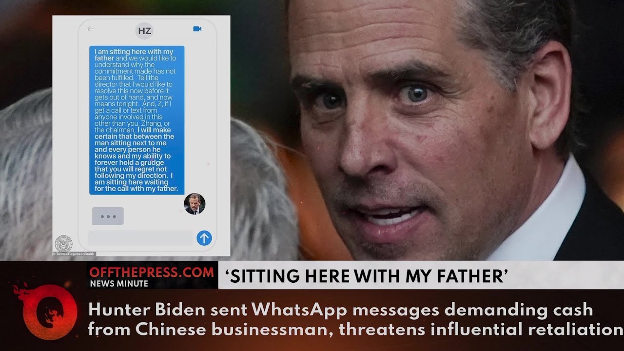 Off The Press | Today's News Minute June 23, 2023 - Hunter's Extortion ...