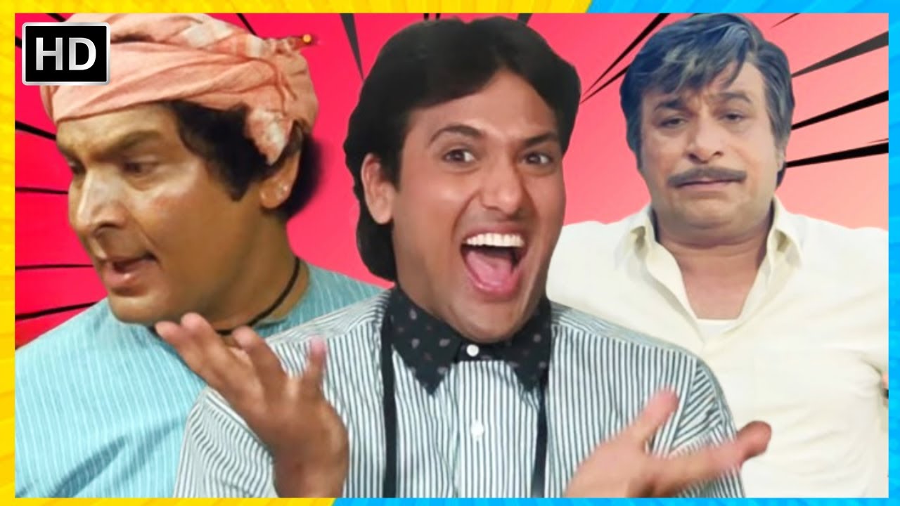 Hilarious Comedy Scenes: Govinda, Kader Khan & Asrani! | NON-STOP ...