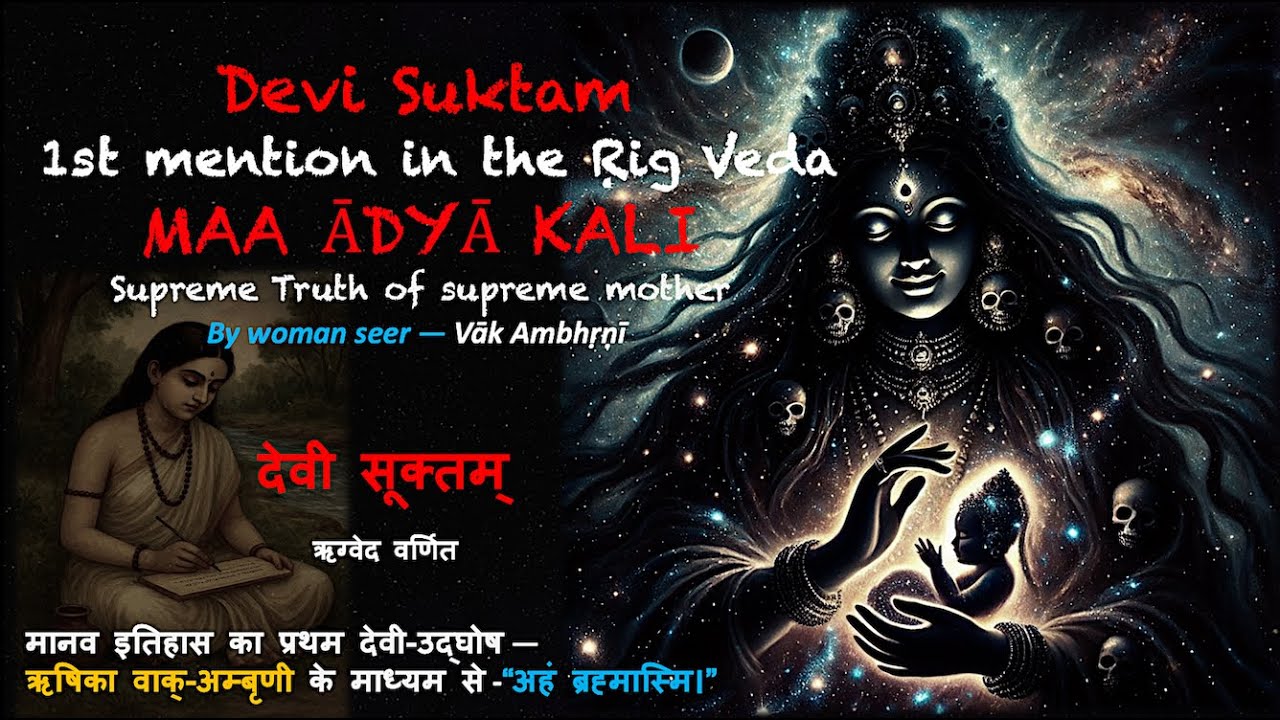 Devi Suktam | देवी सूक्तम | Aadya Maa Oldest Mantras by Rishika Vak ...