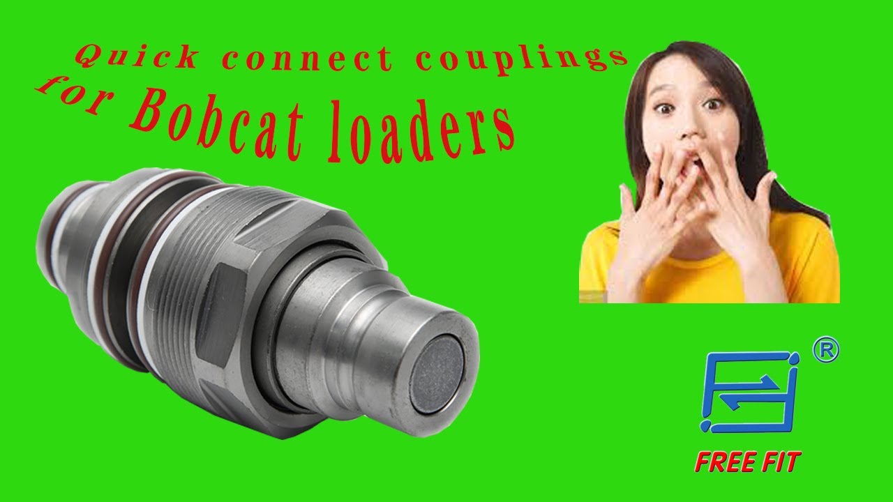 Flat face KIT series hydraulic faster couplings for bobcat loaders ...