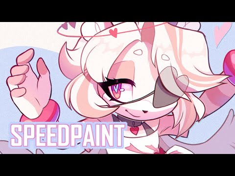 [SPEEDPAINT] Drawing a Commission of Sonic Cupid OC - YouTube