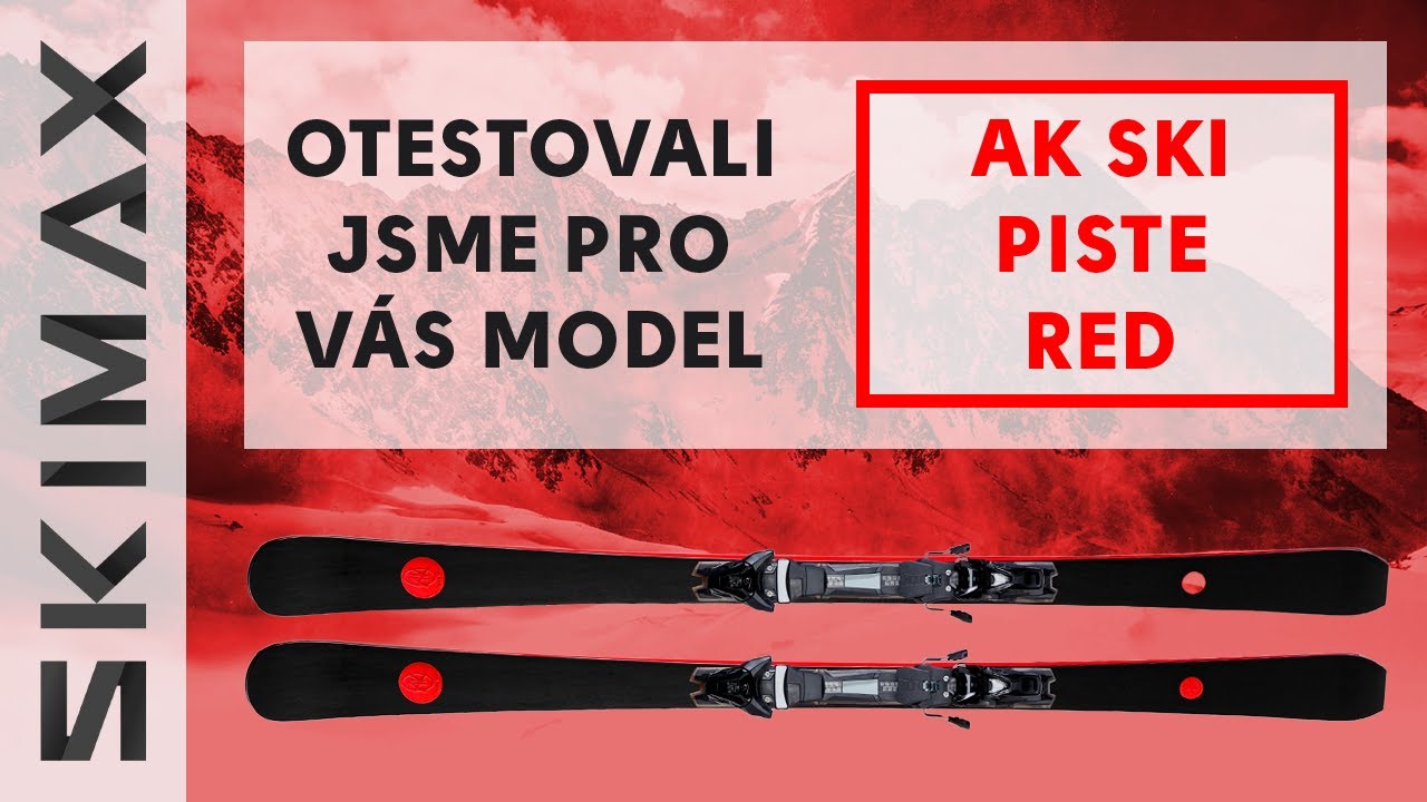 Test lyží AK Ski Piste Red - SKIMAX TESTOVÁNÍ LYŽÍ 2022/2023 - YouTube