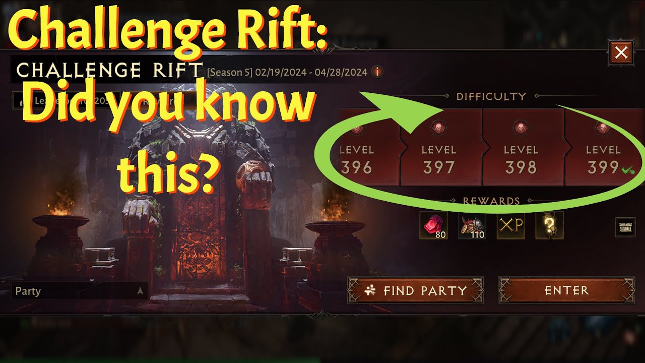 Challenge Rift levels - YouTube