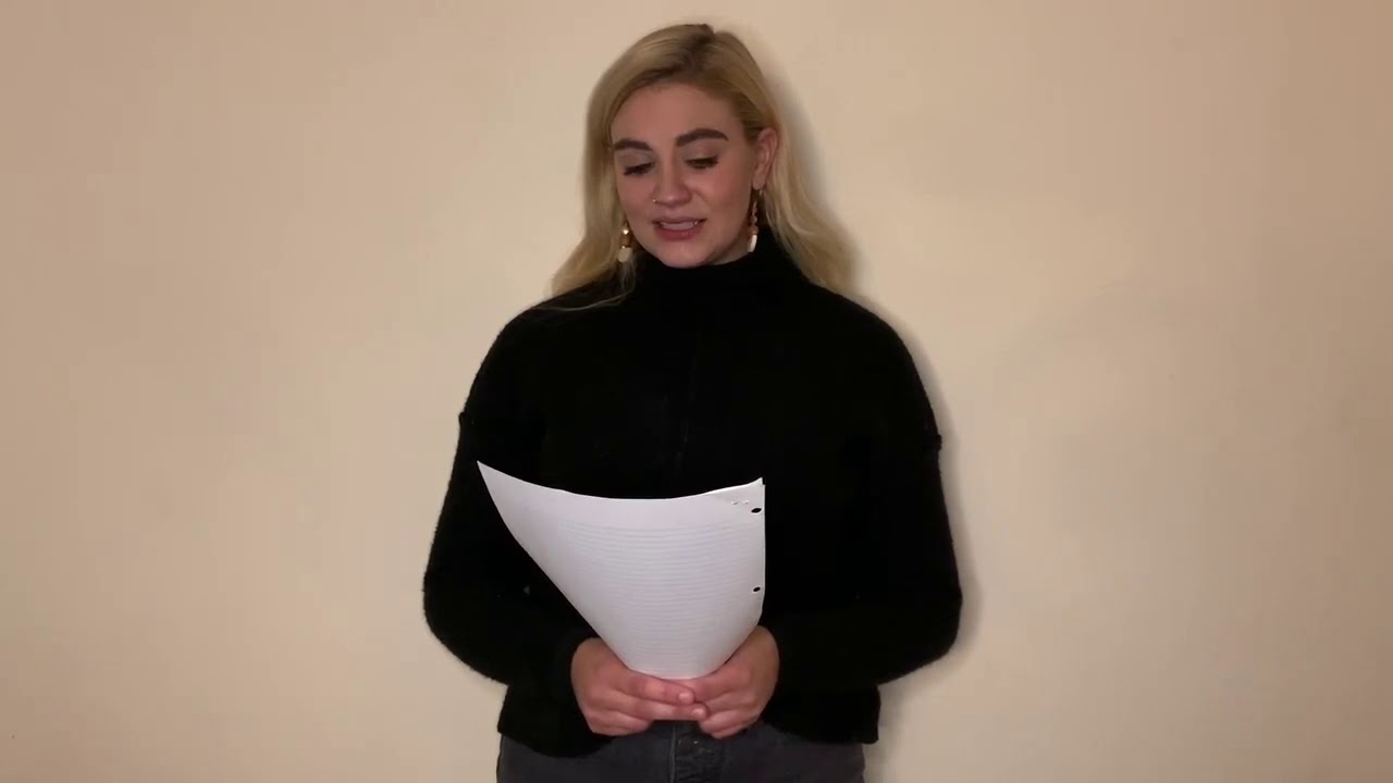 Morgan Hekking Directing 1 Auditions - YouTube