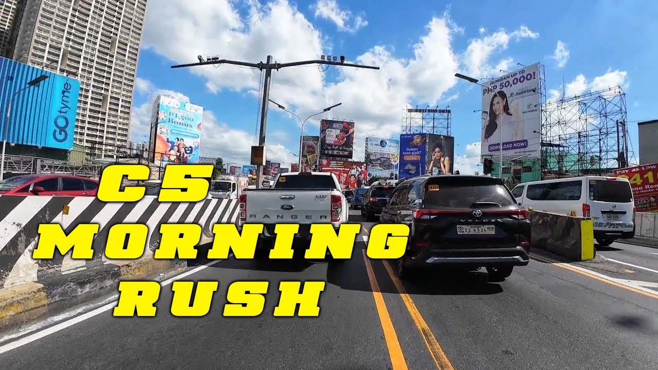 ⭕ C5 Road Morning Rush 10 AM ⦿ Taguig To Pasig City - YouTube