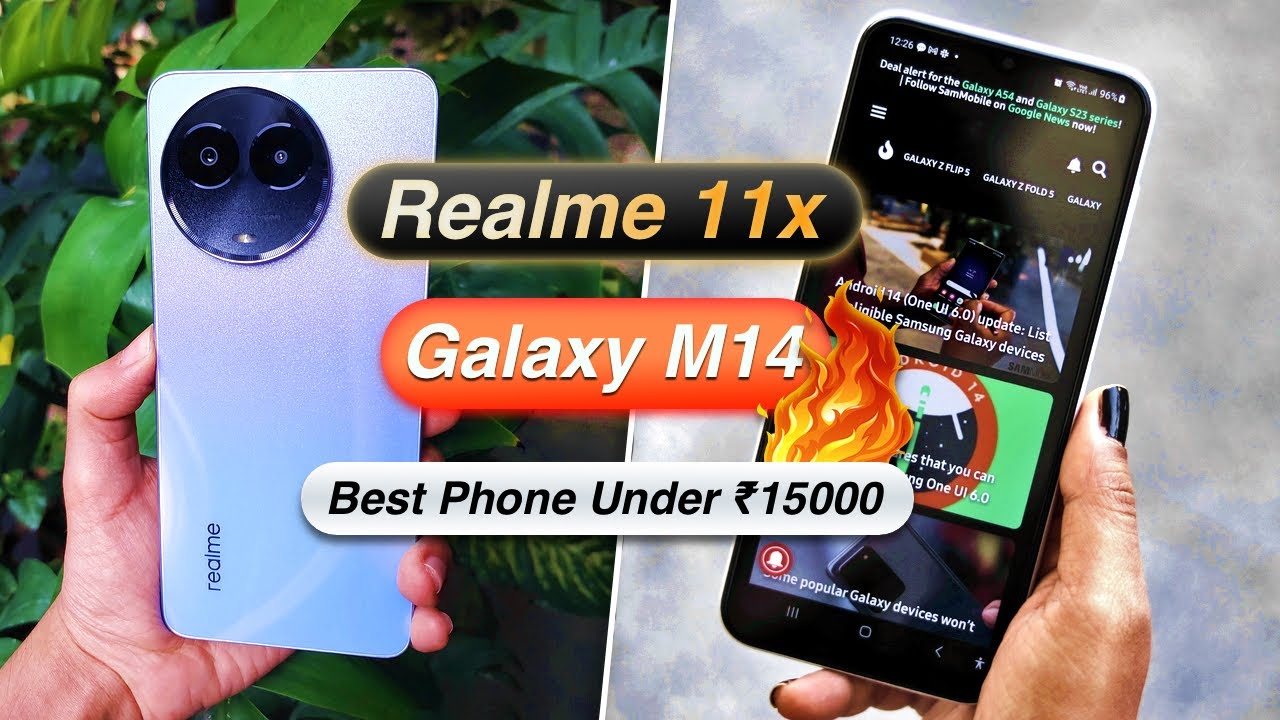 Best 5G Phone Under ₹15,000 | Realme 11x 5G vs Samsung Galaxy M14 - YouTube