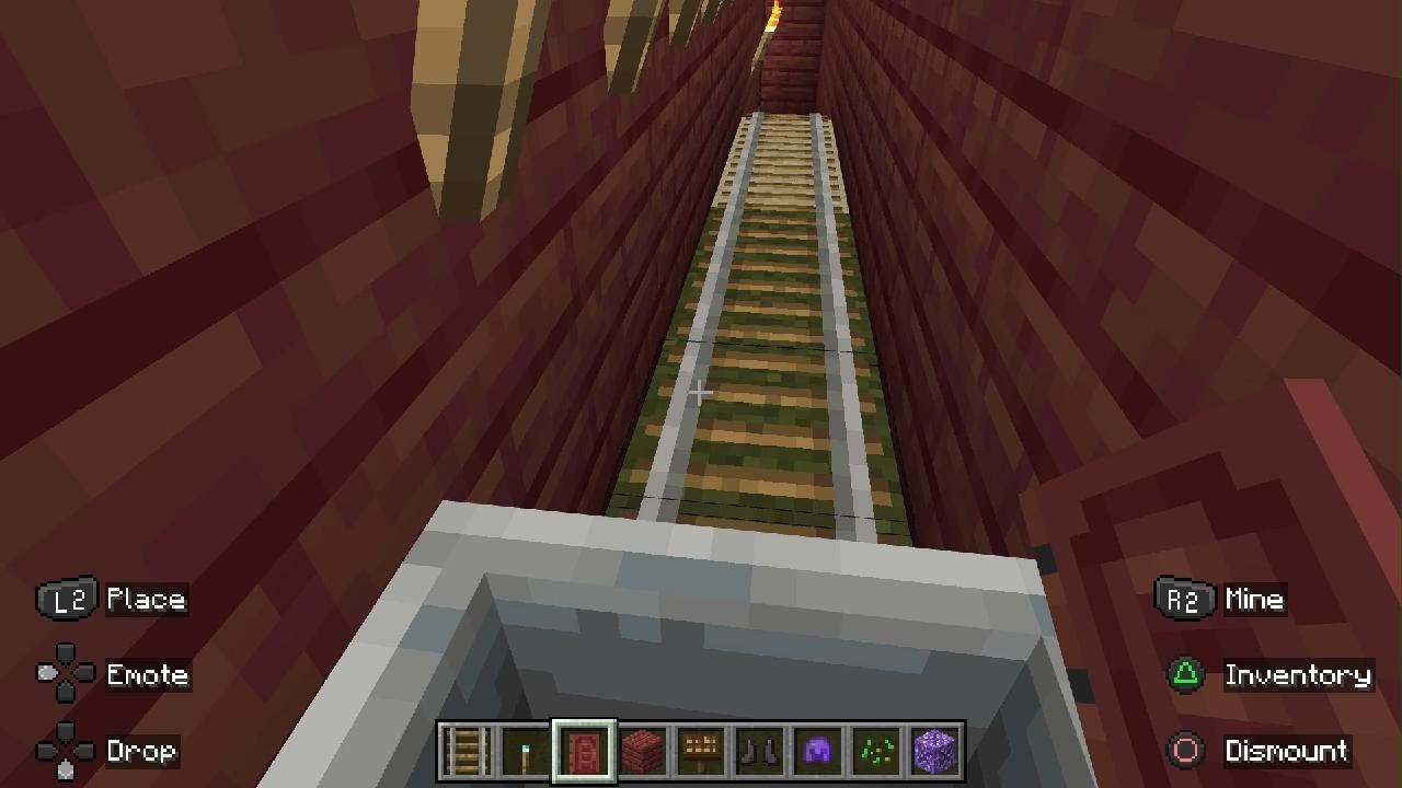 Minecraft tunnel i built - YouTube