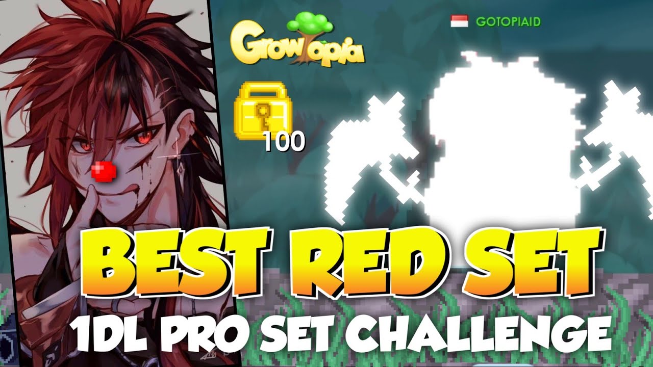 BEST 1DL RED SET GROWTOPIA SET CHALLENGE - GROWTOPIA SET INDONESIA ...