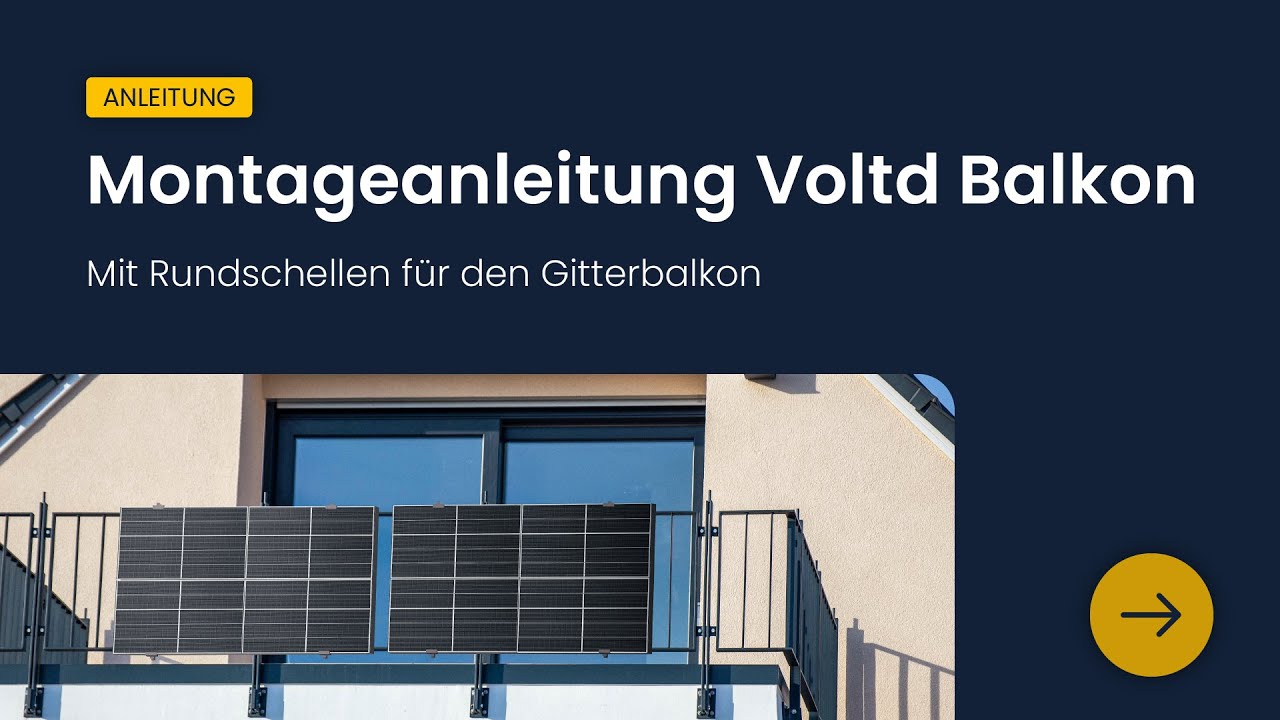Balkonkraftwerk Montage Balkon | Voltd Balkon 400W / 800W ...