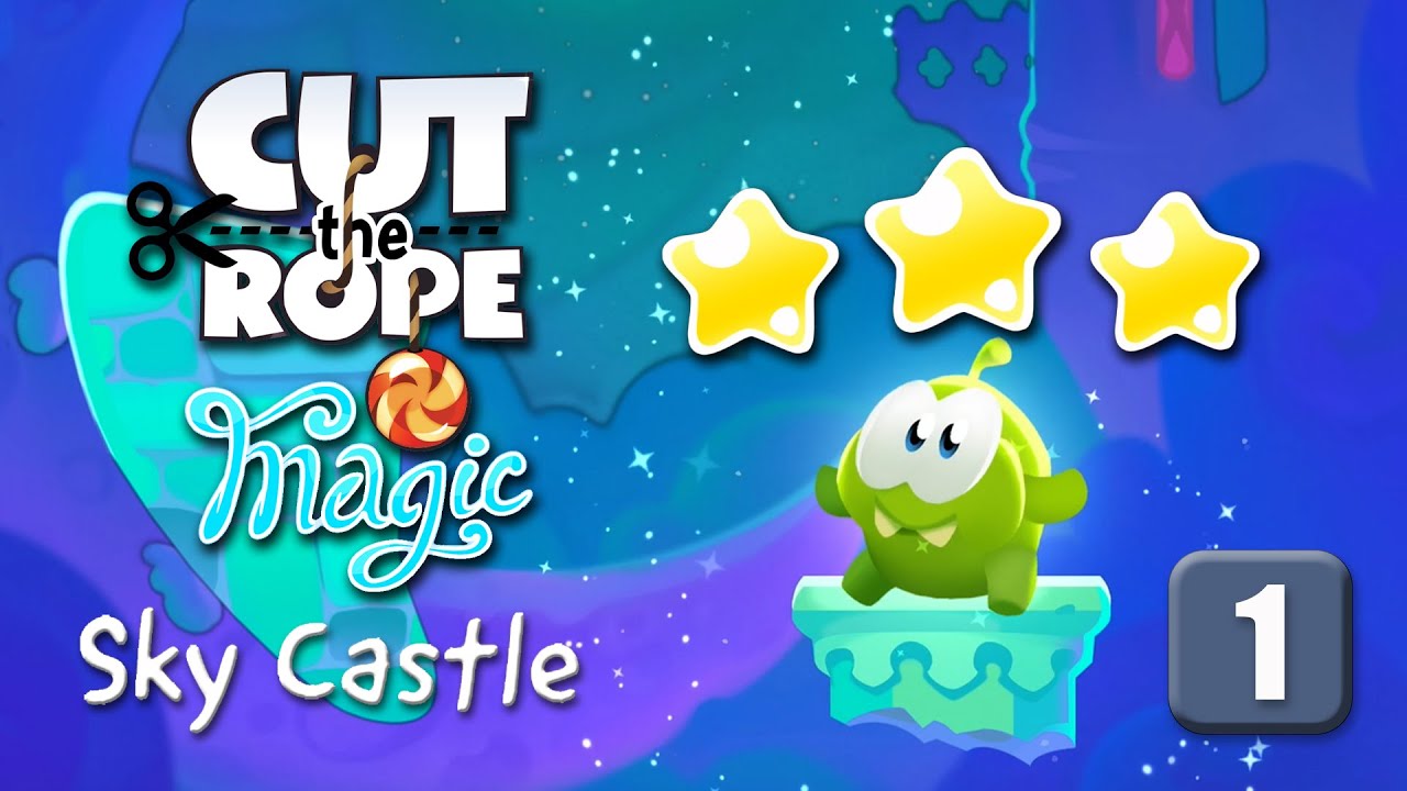 Cut the Rope: Magic - Sky Castle 01-15 (3 Star) - YouTube