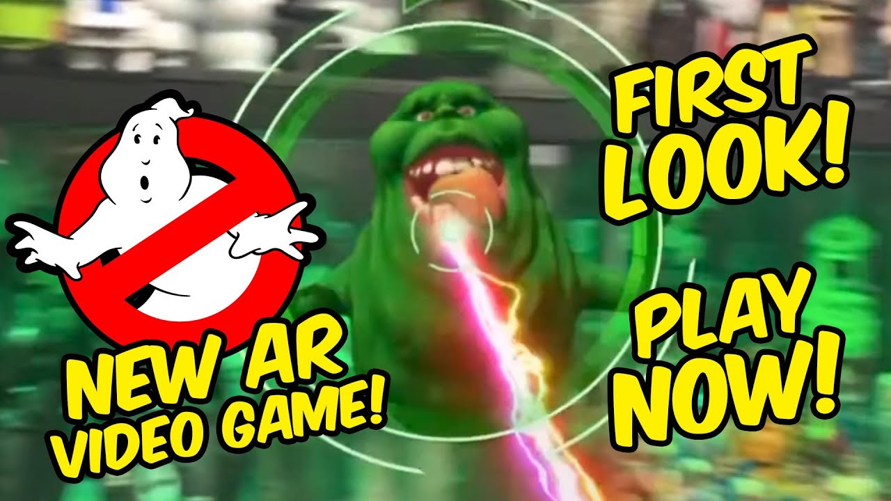 New Ghostbusters AR video game gameplay! The Haunted Candy Hunt! - YouTube