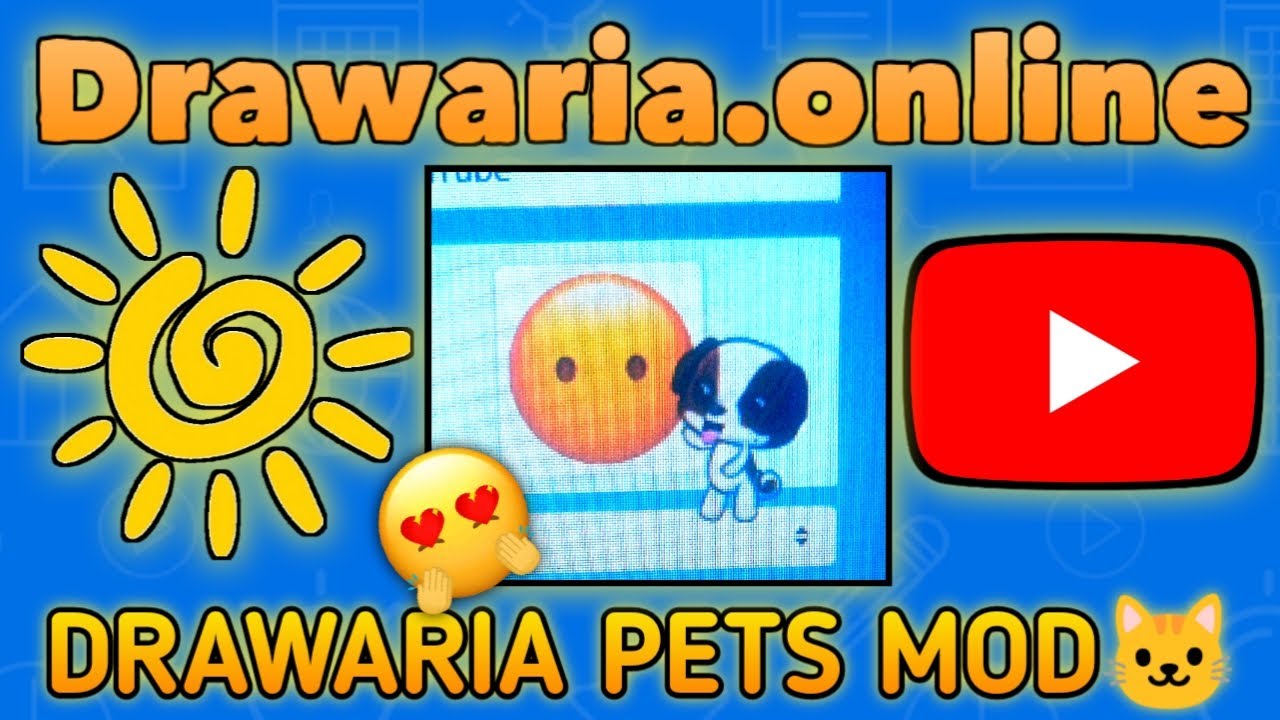Drawaria online 🌞 | Cute Pets Mod 😺 Special 860 Subscribers! 🥰 - YouTube