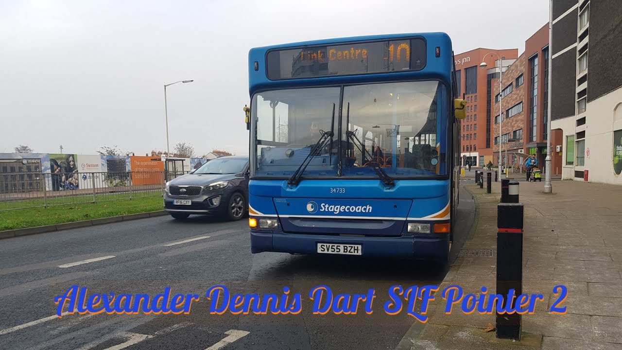 Alexander Dennis Dart SLF Pointer 2 (10 Swindon CC to Kingsdown) SV55 ...