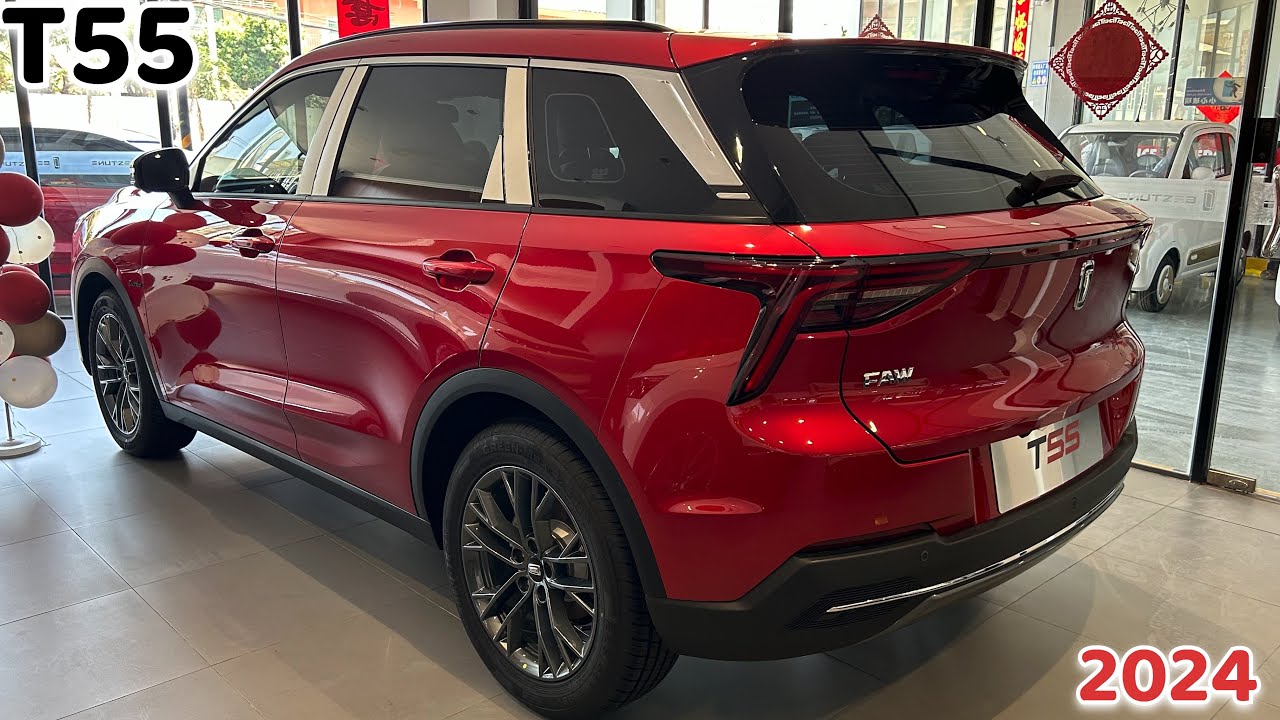 Bestune T55 New Car New Car T55 SUV 5-Seats Exterior and Interoir Details - YouTube