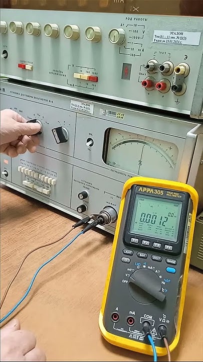 APPA 305 цифровой мультиметр, короткий обзор по измерению переменного напряжения, показания на ...