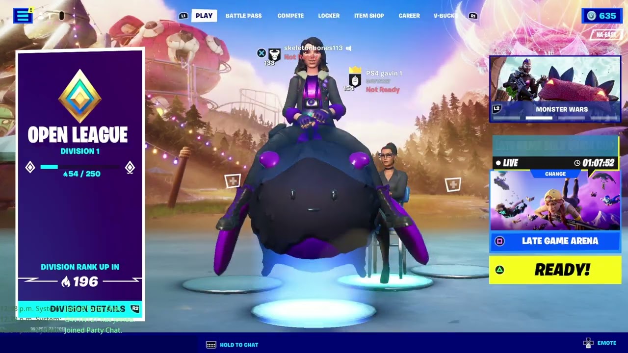 Late Game Arena In Fortnite - YouTube