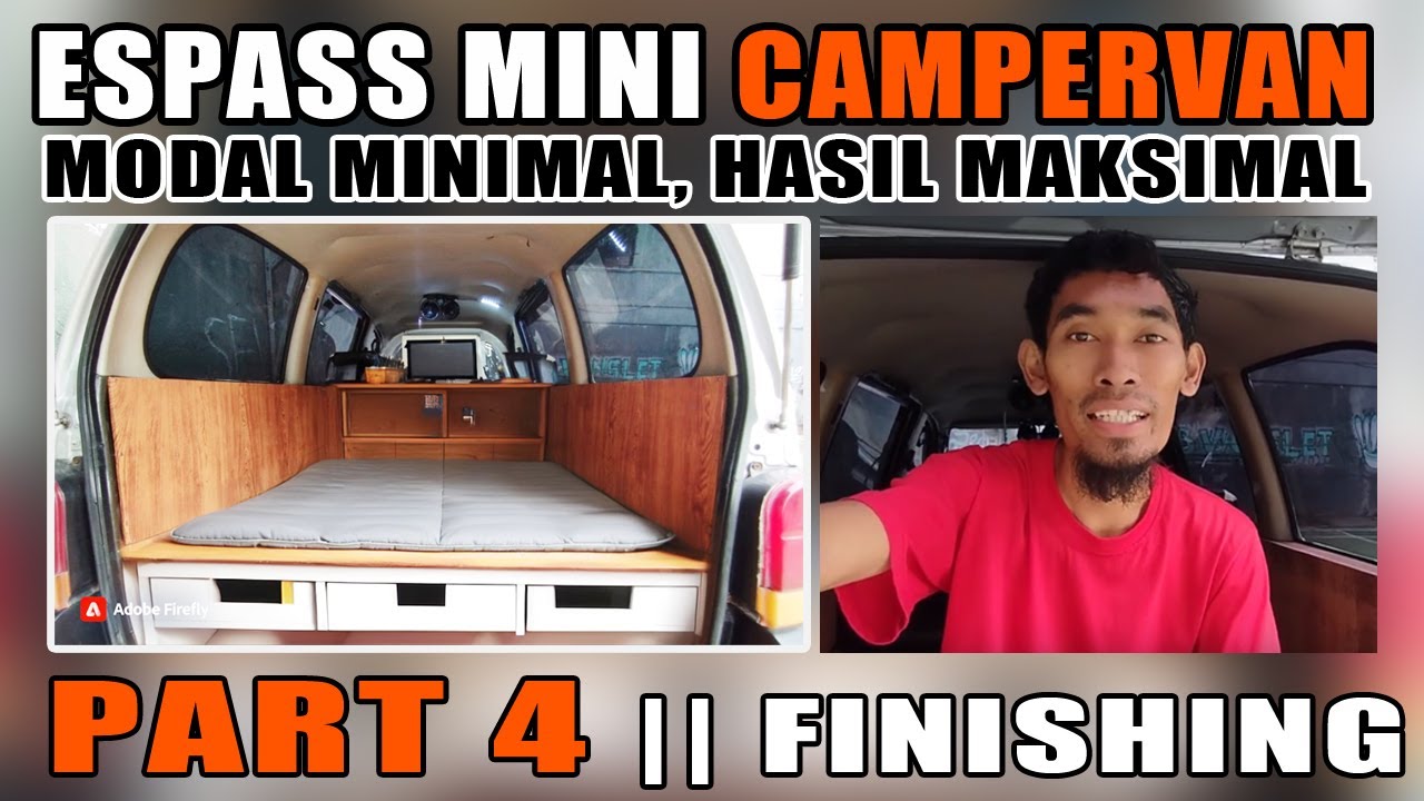 MEMBUAT MINI CAMPERVAN SEDERHANA | PART 4 | DAIHATSU ZEBRA ESPASS VLOG ...