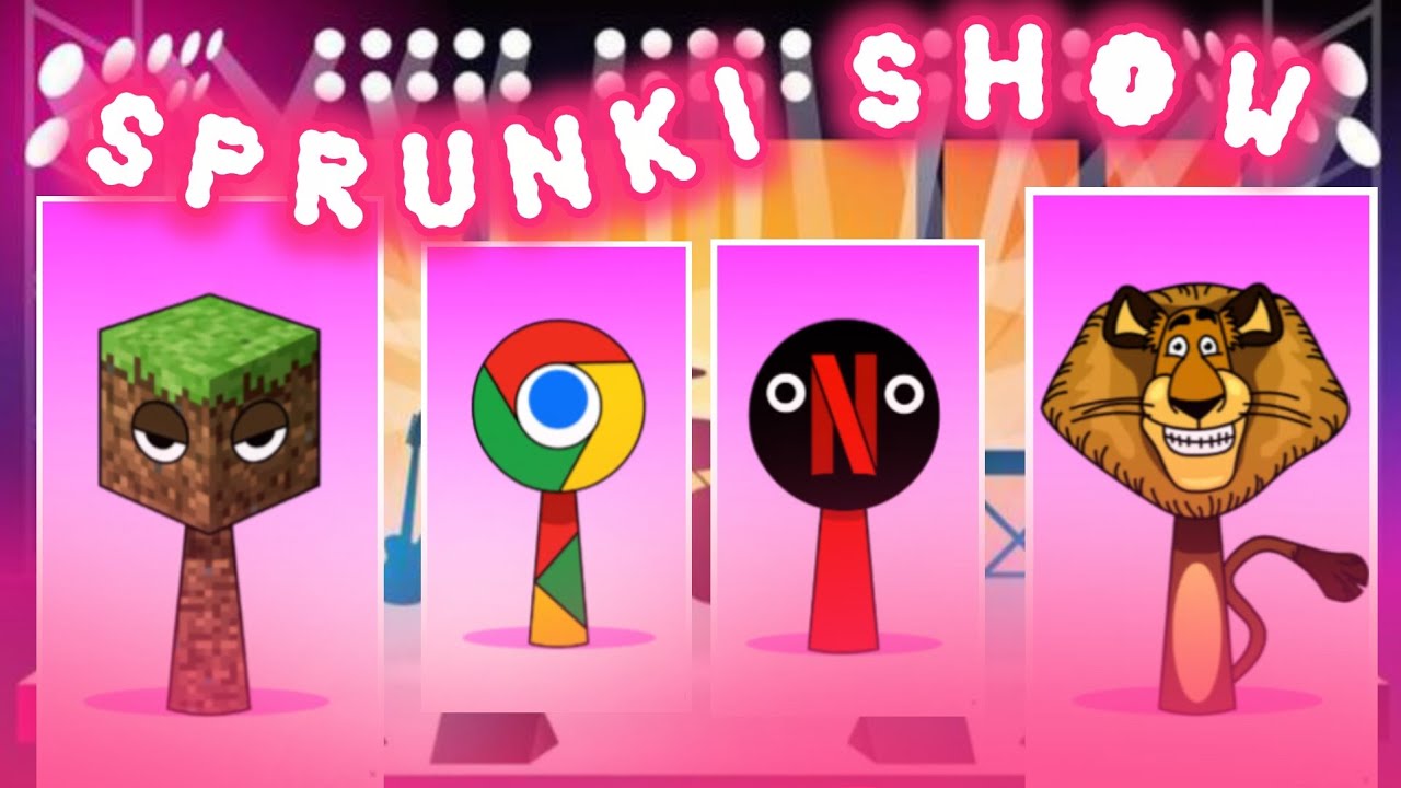 Sprunki Show:Netflix 🆚 Google Chrome 🆚 Minecraft 🆚 Alex #sprunki - YouTube