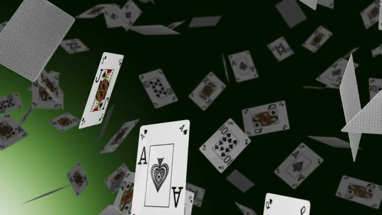 Poker Playing Cards Graphics Animated Video Background - YouTube