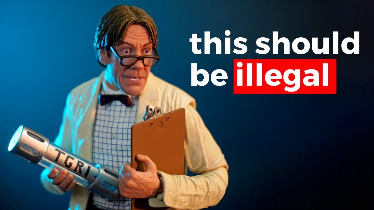 The Criminal Quality of NECA's TMNT Professor Perry - YouTube