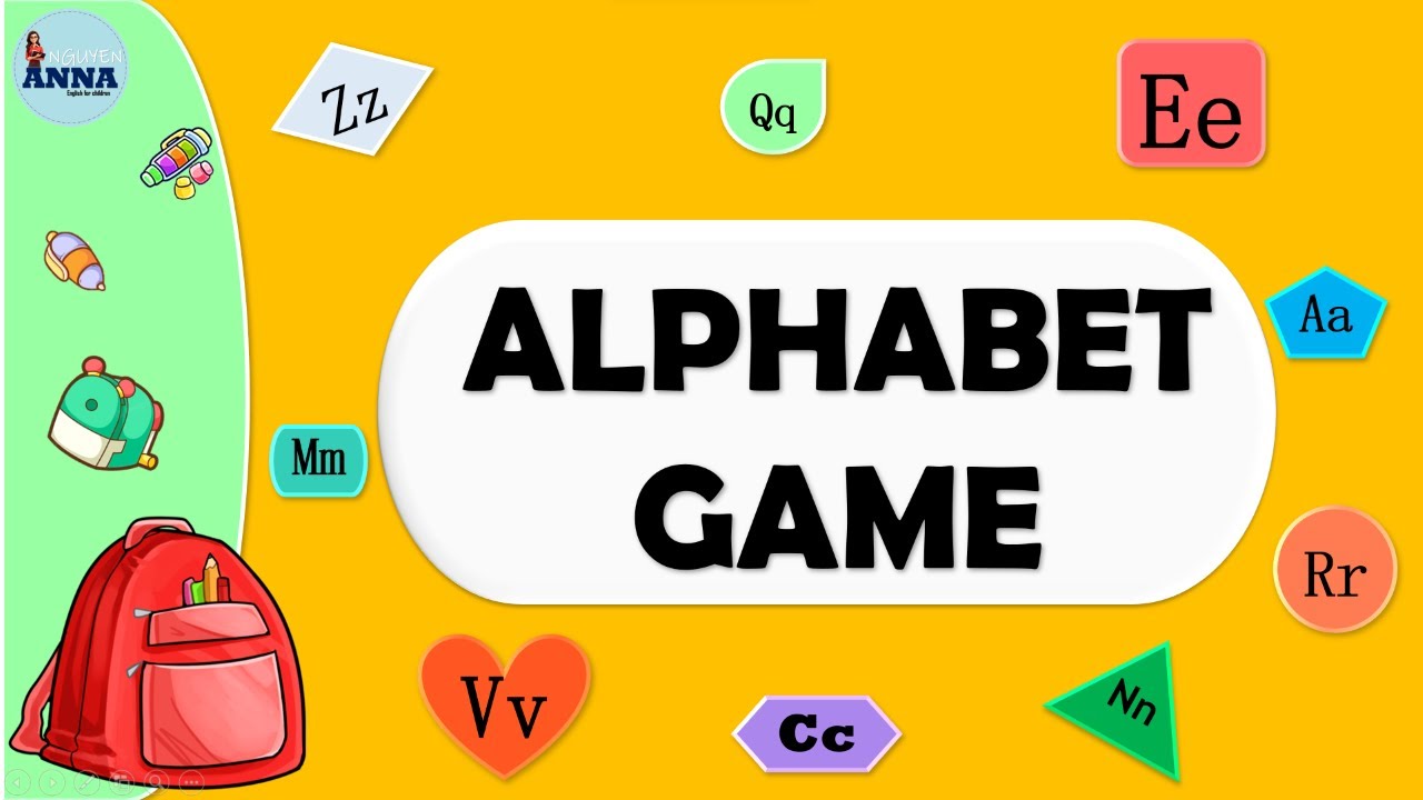 GAME I Alphabet game (level 2 - Medium) - YouTube