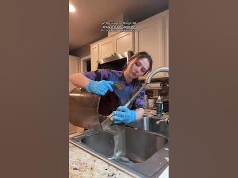 I didnt even know this king of vaccum existed and boy was the dust pan dirty #short #shorts # ...