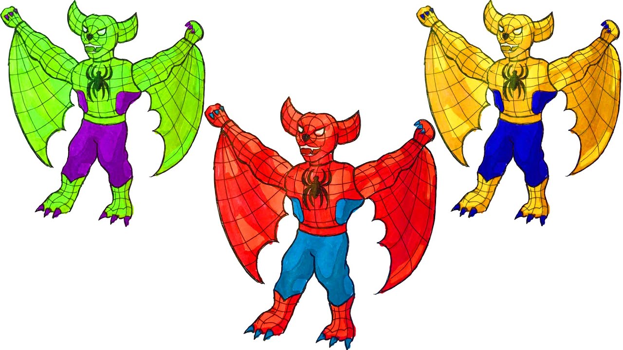 Simple drawings | HOW TO DRAW A SUPER COOL BATMAN - SPIDERMAN | batman ...