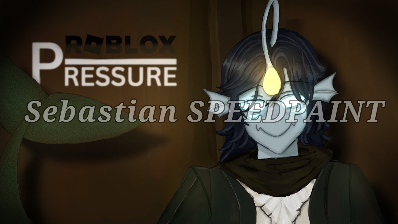 Sebastian Solace SPEEDPAINT!! | Character from Roblox Pressure - YouTube
