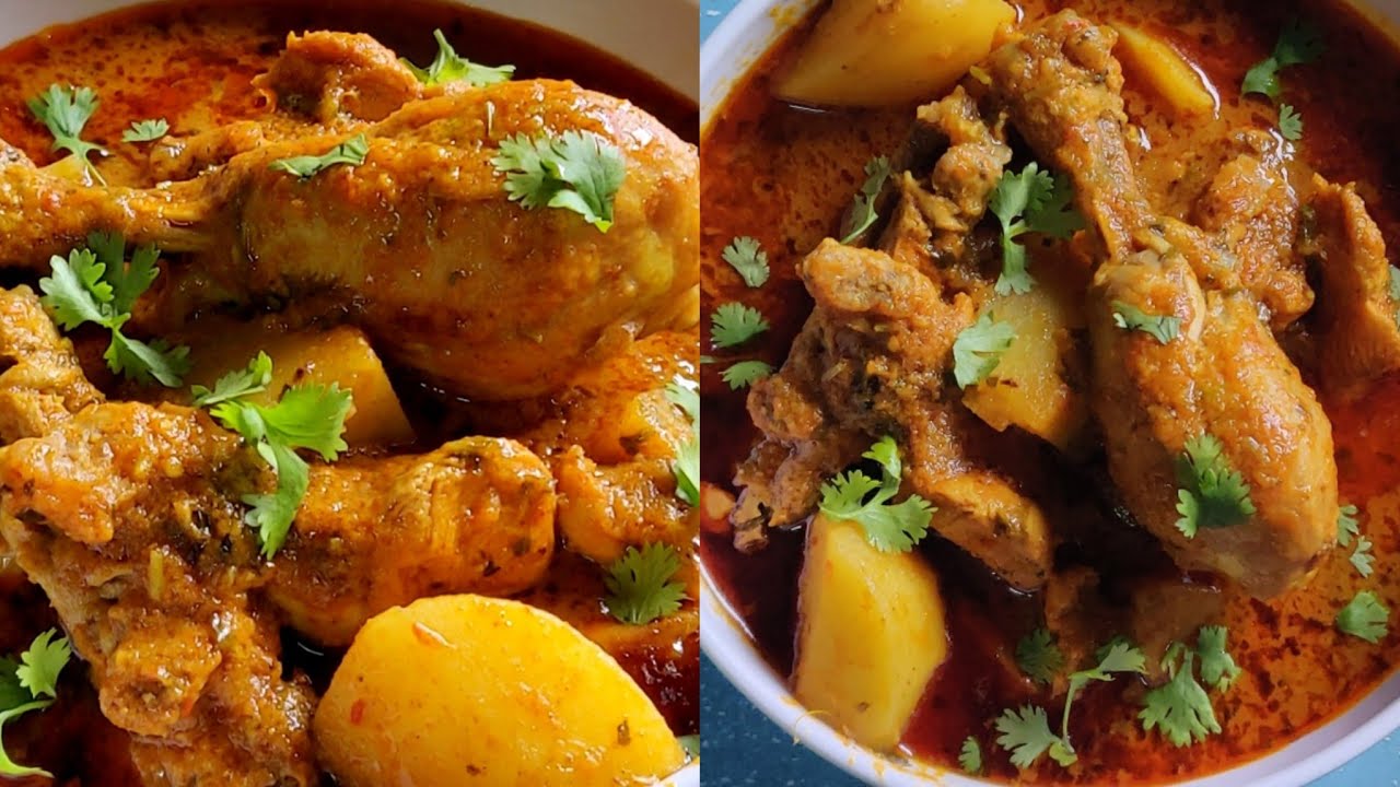 Quick And Easy Tari Wala Chicken In Pressure Cooker || Tari Chicken ...