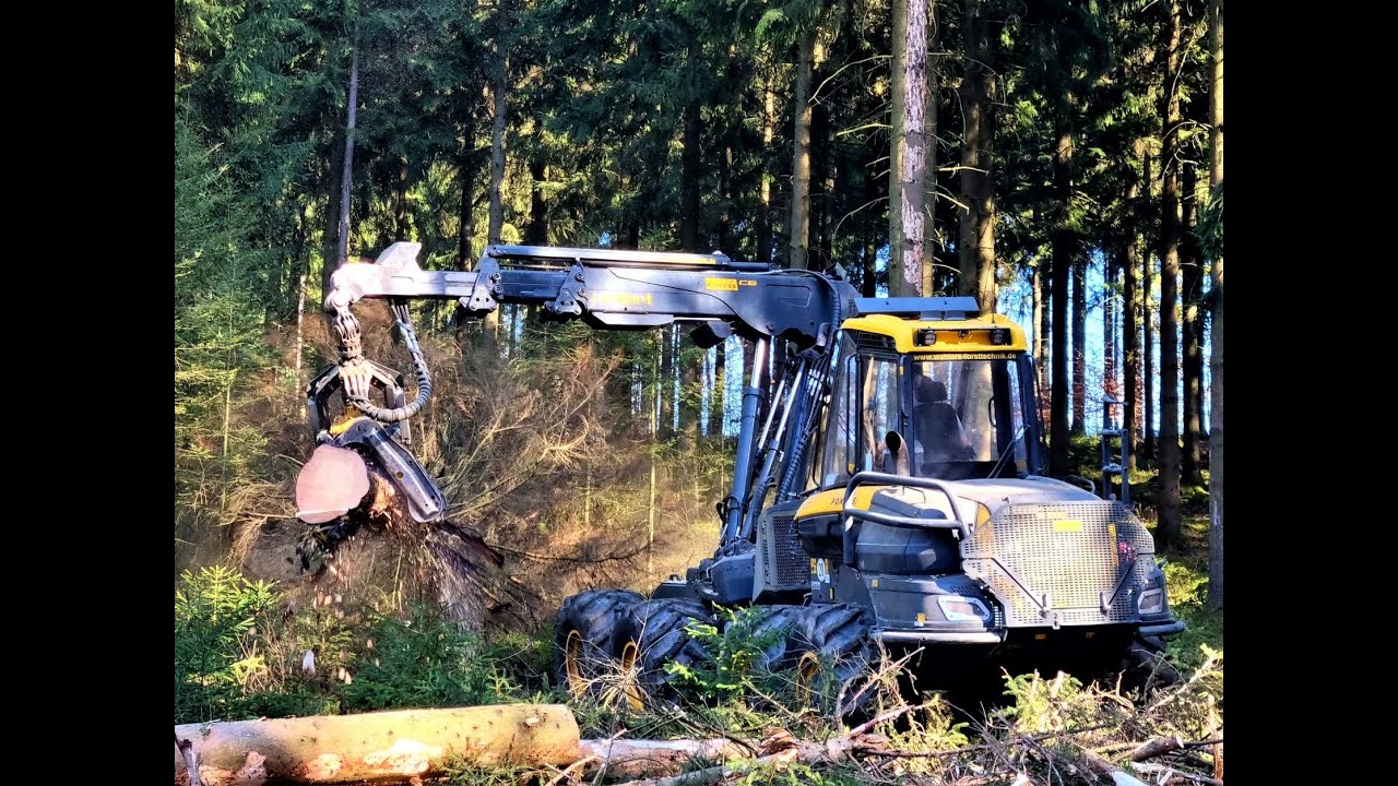 🌲*FAST Bear - strong woods* • Ponsse Bear • Harvester im Starkholz ...
