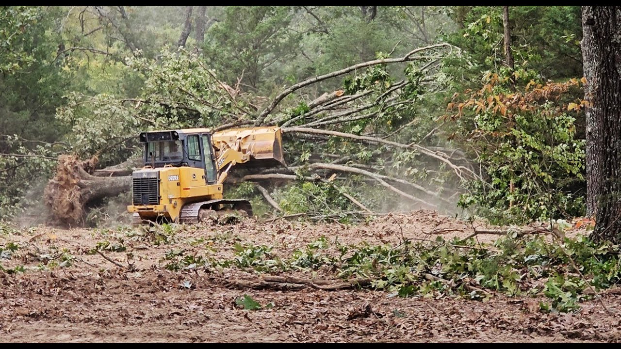 DAY 4! Mega new Land clearing project on the Missouri farm! - YouTube