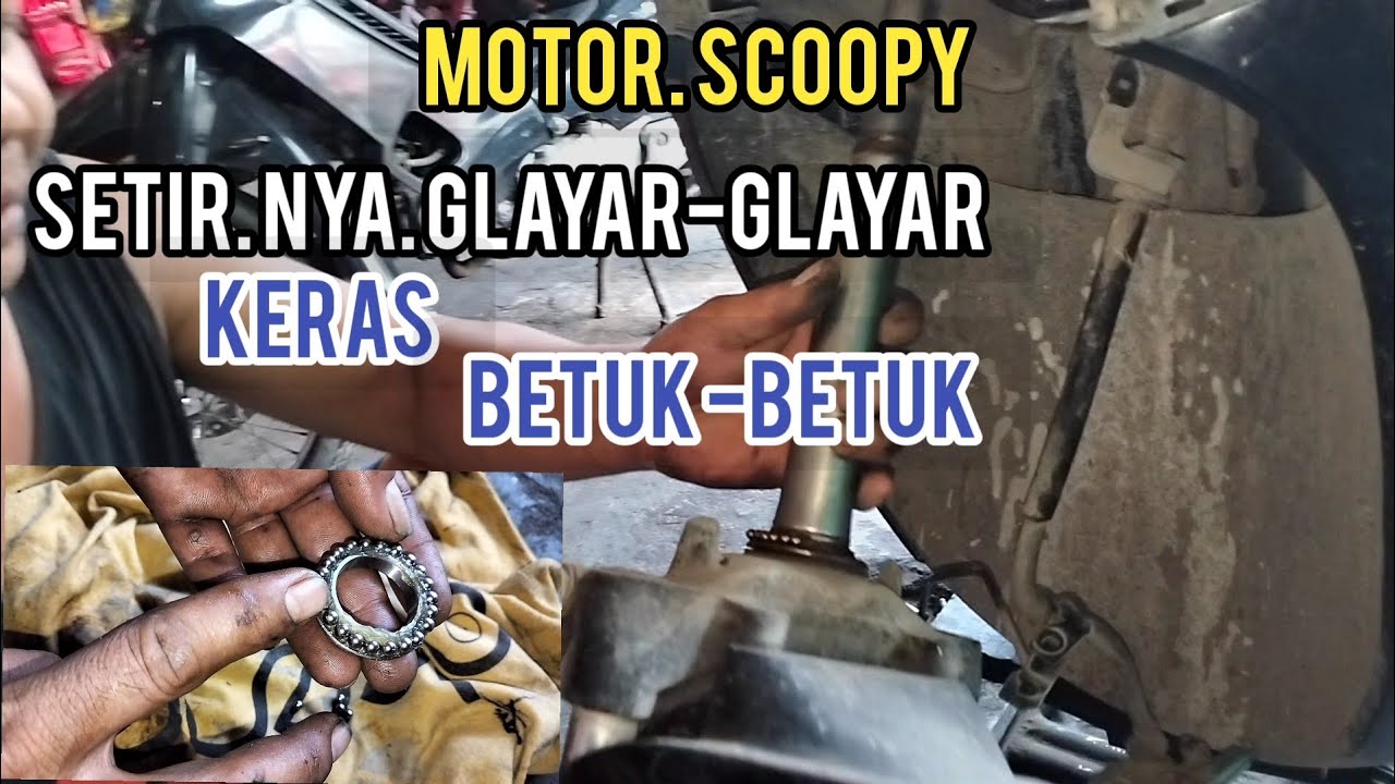 cara ganti kom setir motor Scoopy - YouTube