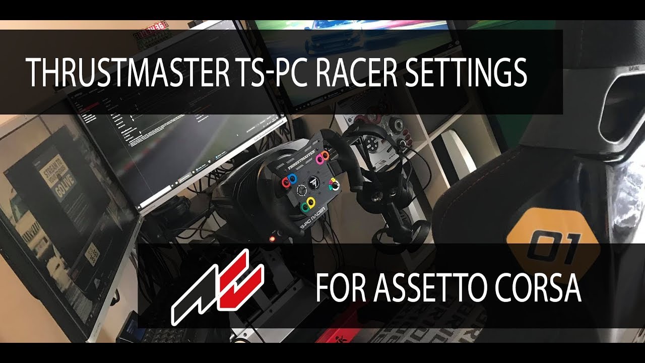 Thrustmaster TS-PC Racer | TS-XW settings for Assetto Corsa - YouTube
