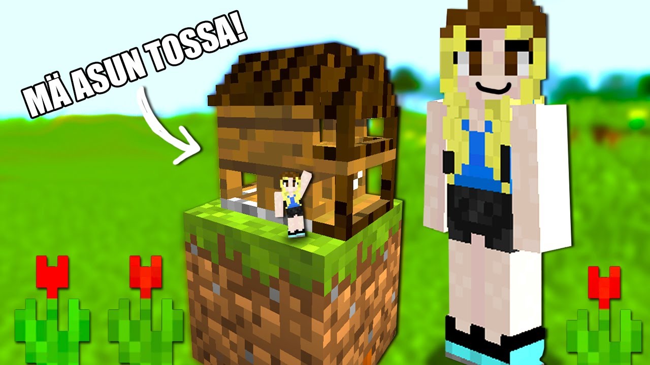 Rakensin MAAILMAN PIENIMMÄN Minecraft Talon! - YouTube