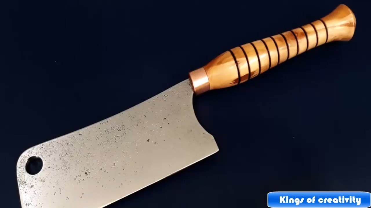 Antique Rusty Cleaver Restoration -2020 - YouTube