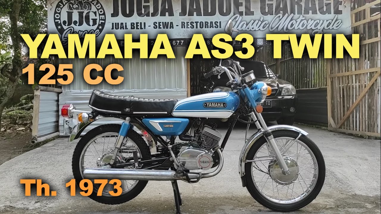 YAMAHA AS3 TWIN 125 CC Th 1973 - YouTube