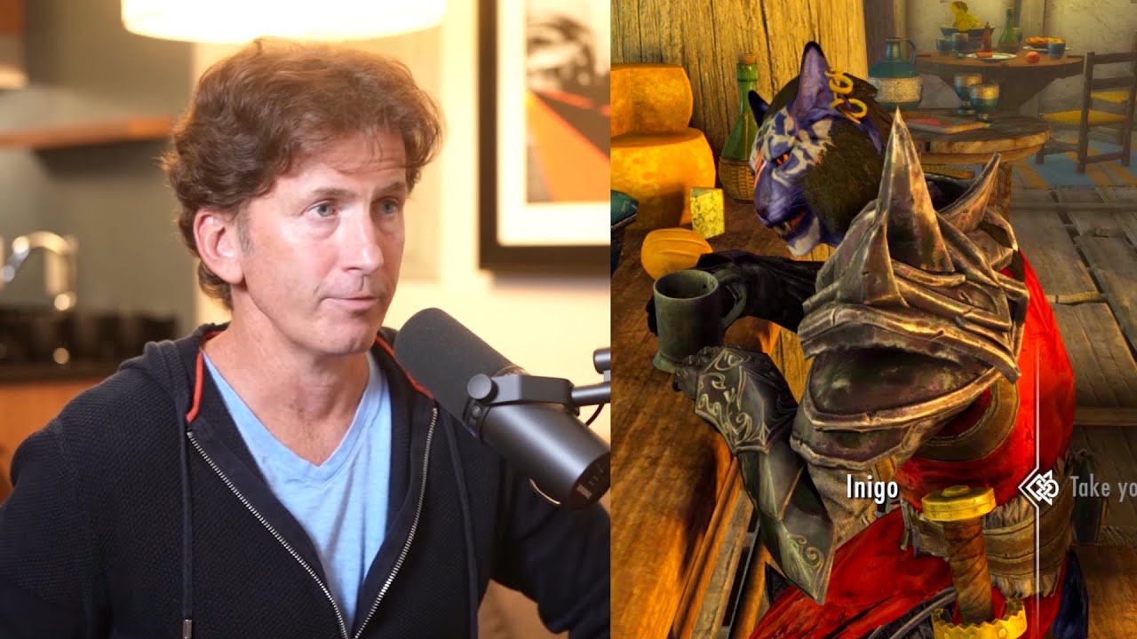 Todd Howard about Inigo mod. Skyrim Anniversary Edition - YouTube