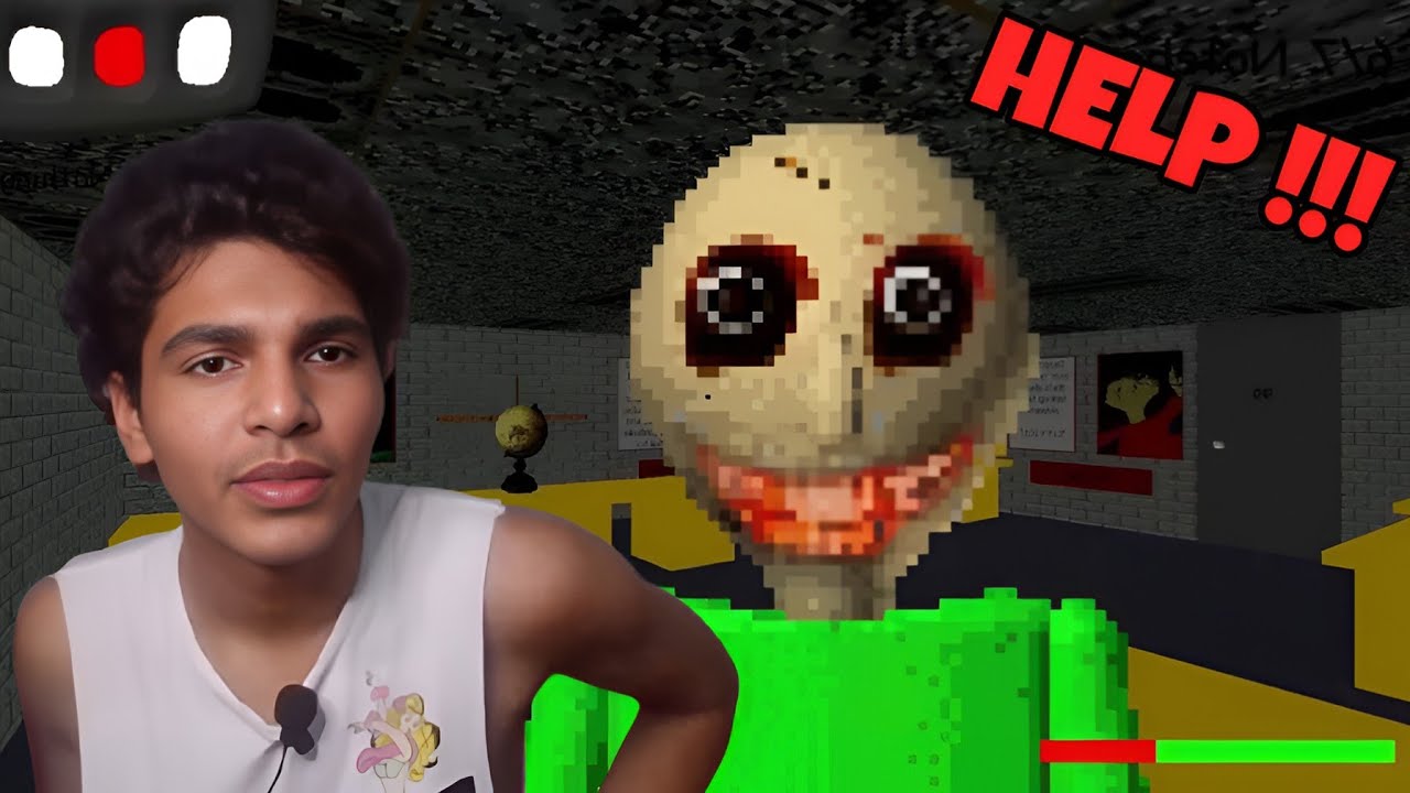 WHY IS THIS BALD TEACHER CHASING ME !!! | Baldi's Basics in Education ...