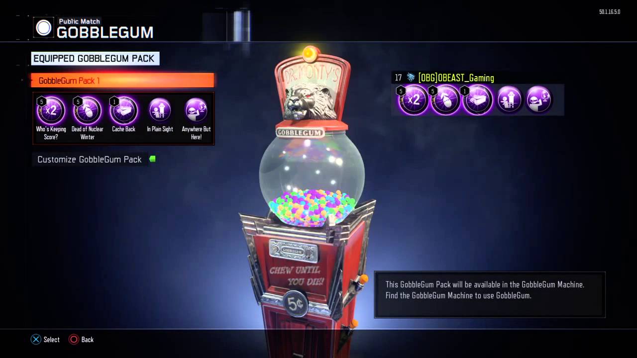 BO3 gobblegum missing? - YouTube
