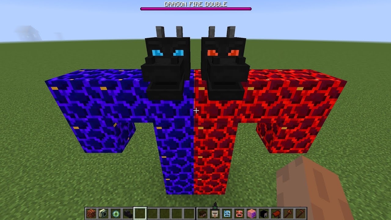 what if you create a DRAGON LAVA BOSS in MINECRAFT - YouTube