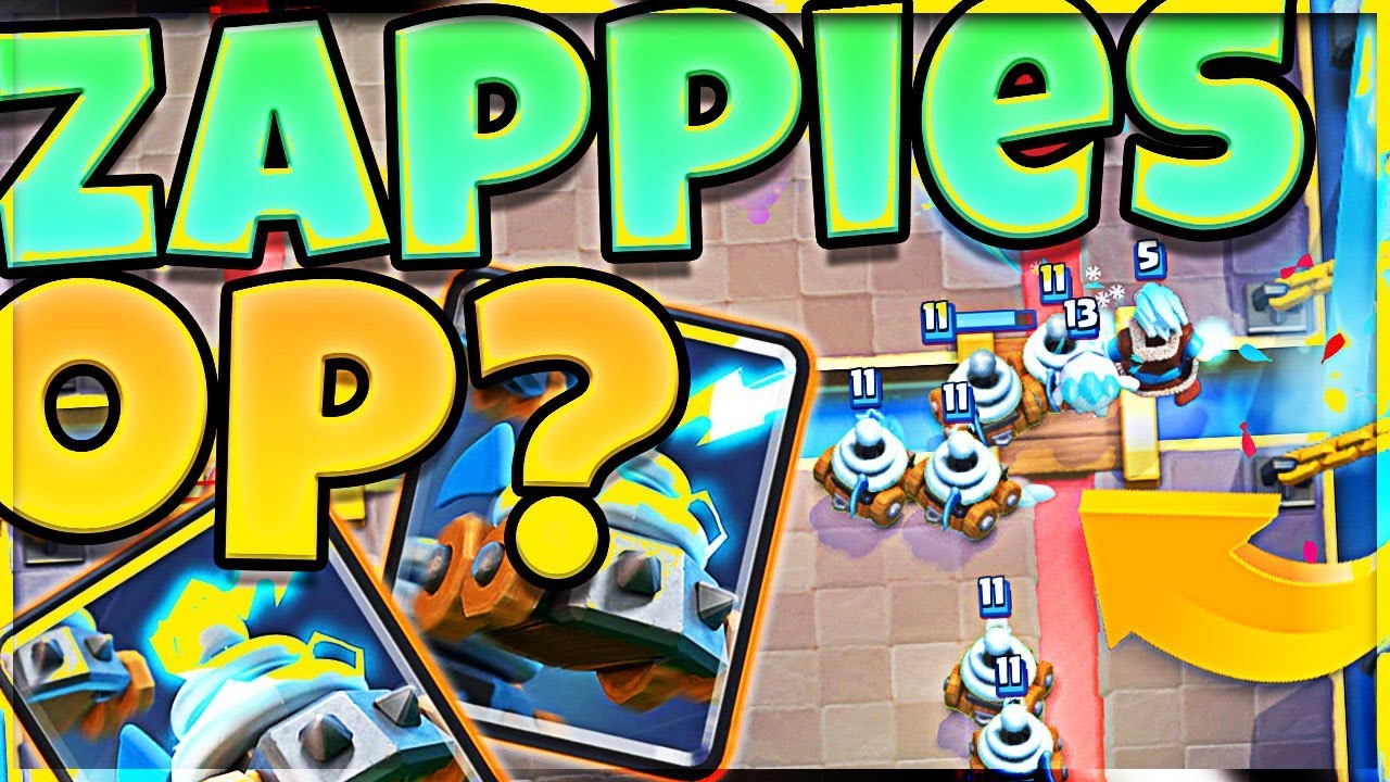 NEW zappies deck is GOOD!? - Clash Royale - YouTube